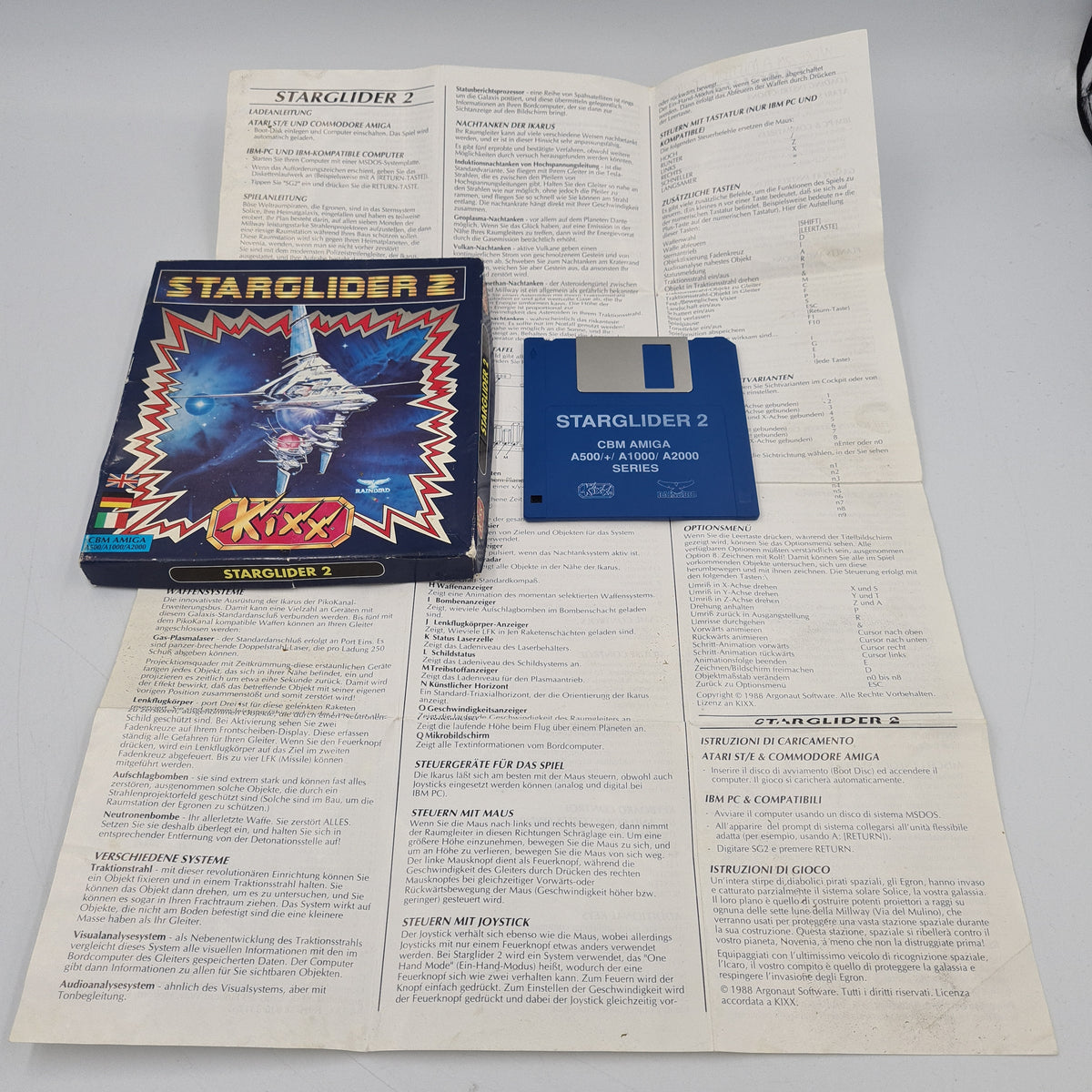 STARGLIDER 2 CBM AMIGA | CRAZY THUMBS