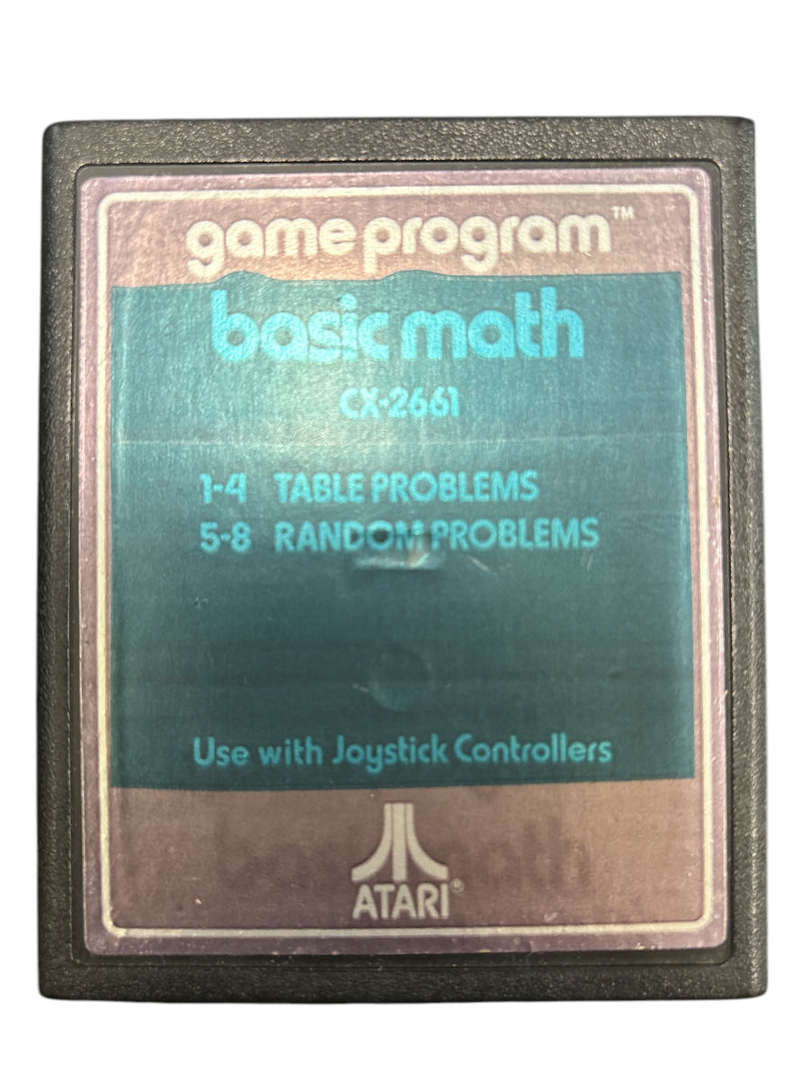 BASIC MATH ATARI 2600 | CRAZY THUMBS