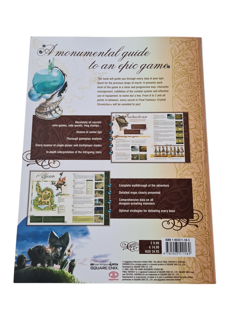 FINAL FANTASY CRYSTAL CHRONICLES THE OFFICAL GUIDE | CRAZY THUMBS