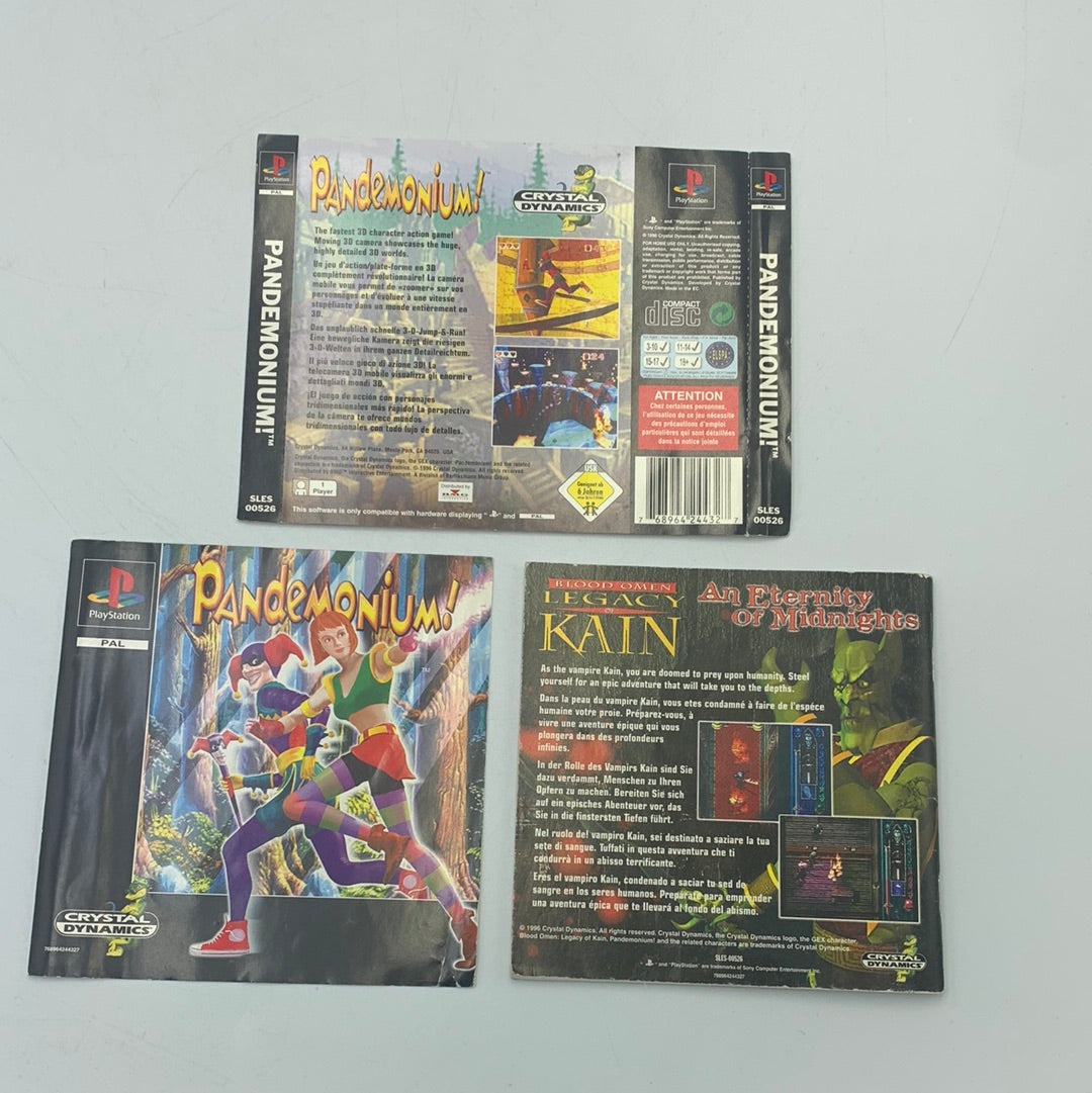 MANUAL PANDEMONIUM! PLAYSTATION 1 | CRAZY THUMBS