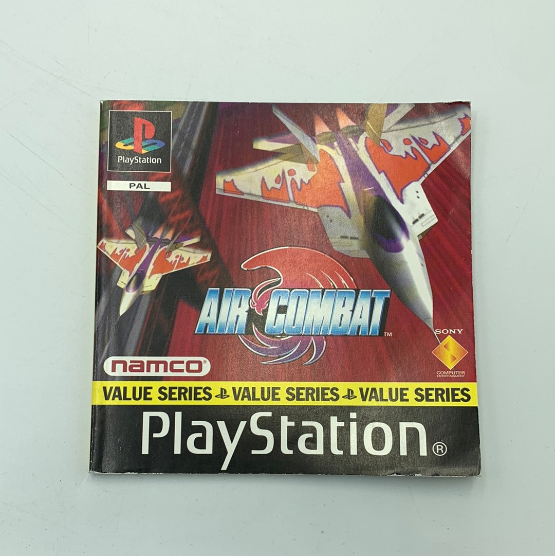 BOOKLET AIR COMBAT PLAYSTATION 1 | CRAZY THUMBS